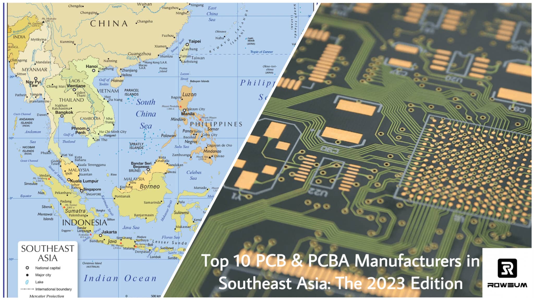 Discover the Top PCB & PCBA Manufacturers in Southeast Asia in 2023