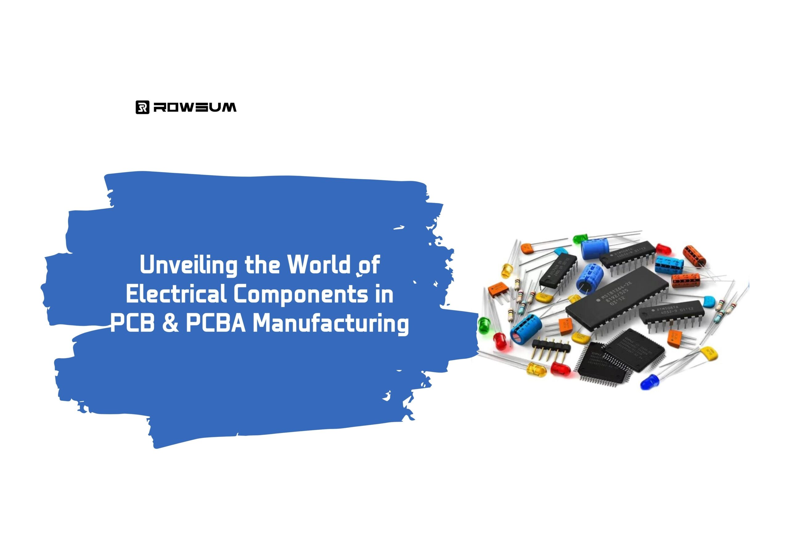 Understanding The Role Of Electrical Components In PCB PCBA Manufacturing